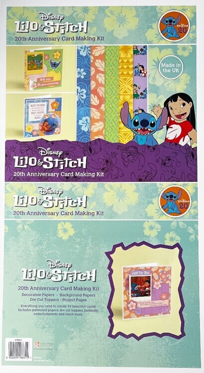DYP0031 Lilo and Stitch - 20th Anniversary Kit - Makes 15 Cards HOBBiBUZZ